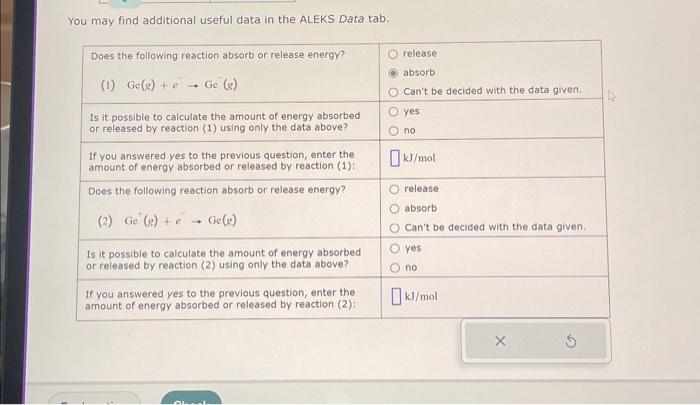 Solved Consider the following data for germanium: You may | Chegg.com