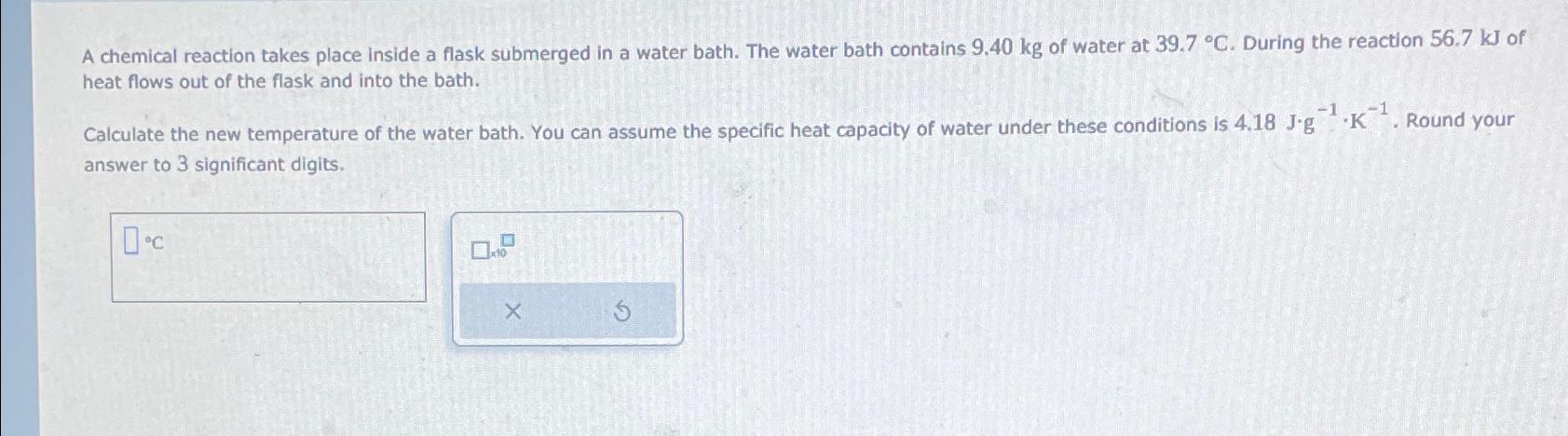 Solved A chemical reaction takes place inside a flask | Chegg.com