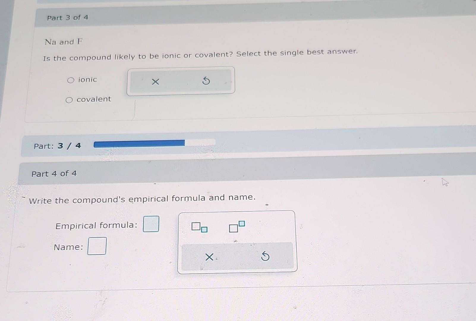 Solved Consider The Following Pairs Of Elements And The 