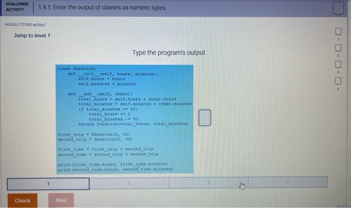 Solved Type the program's output elozt bertationt def Helf | Chegg.com