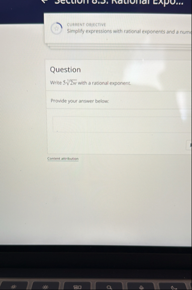Solved CURRENT OBJECTIVESimplify expressions with rational | Chegg.com