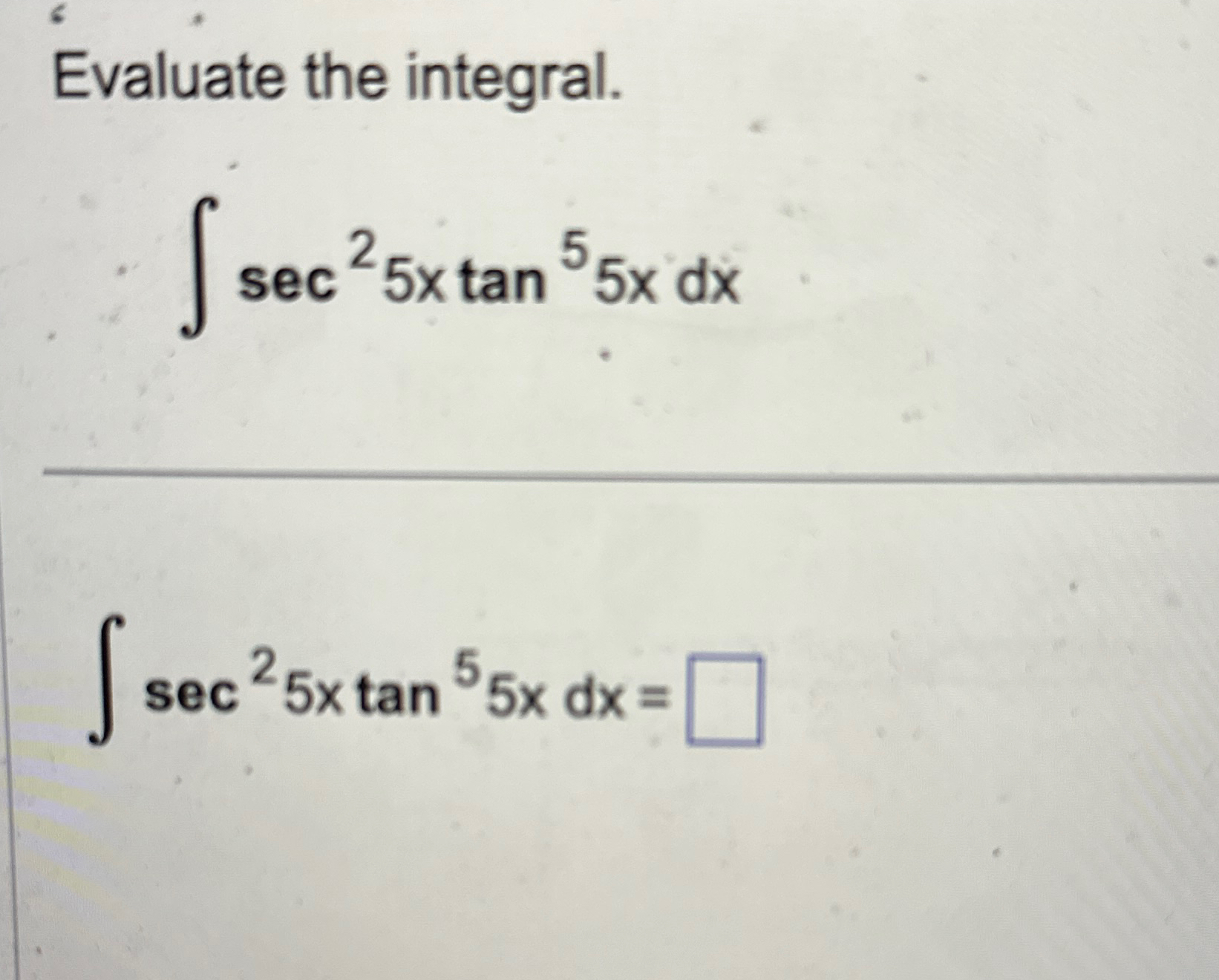 Solved Evaluate the | Chegg.com