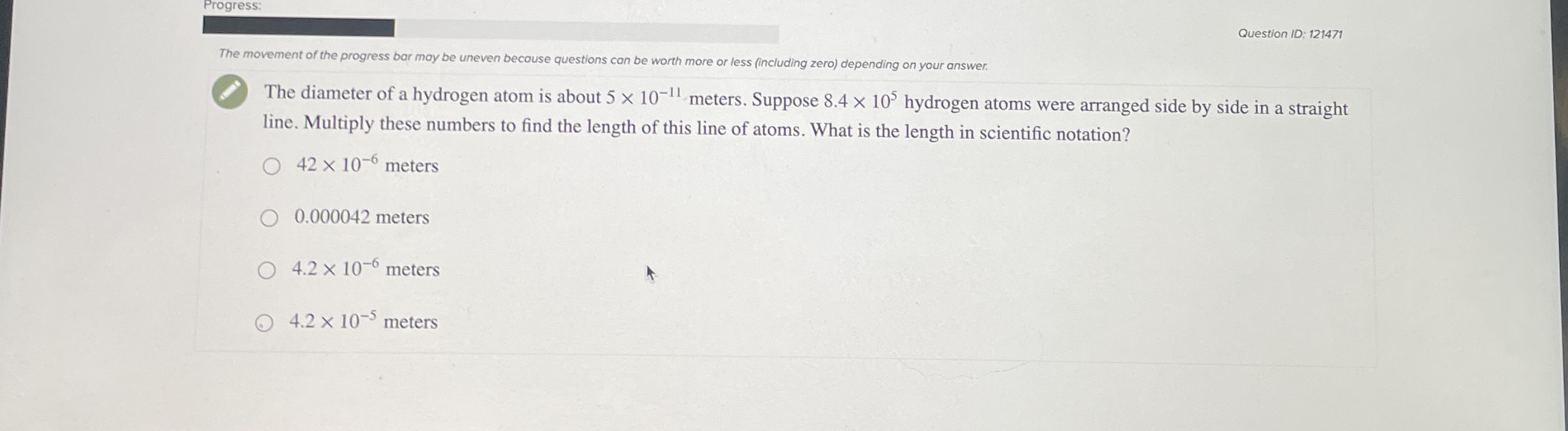 Solved The movement of the progress bar may be uneven | Chegg.com