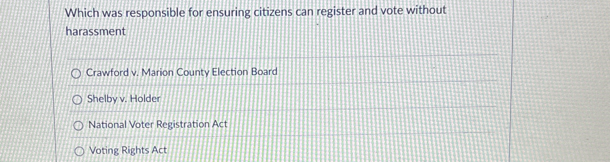 Which was responsible for ensuring citizens can | Chegg.com