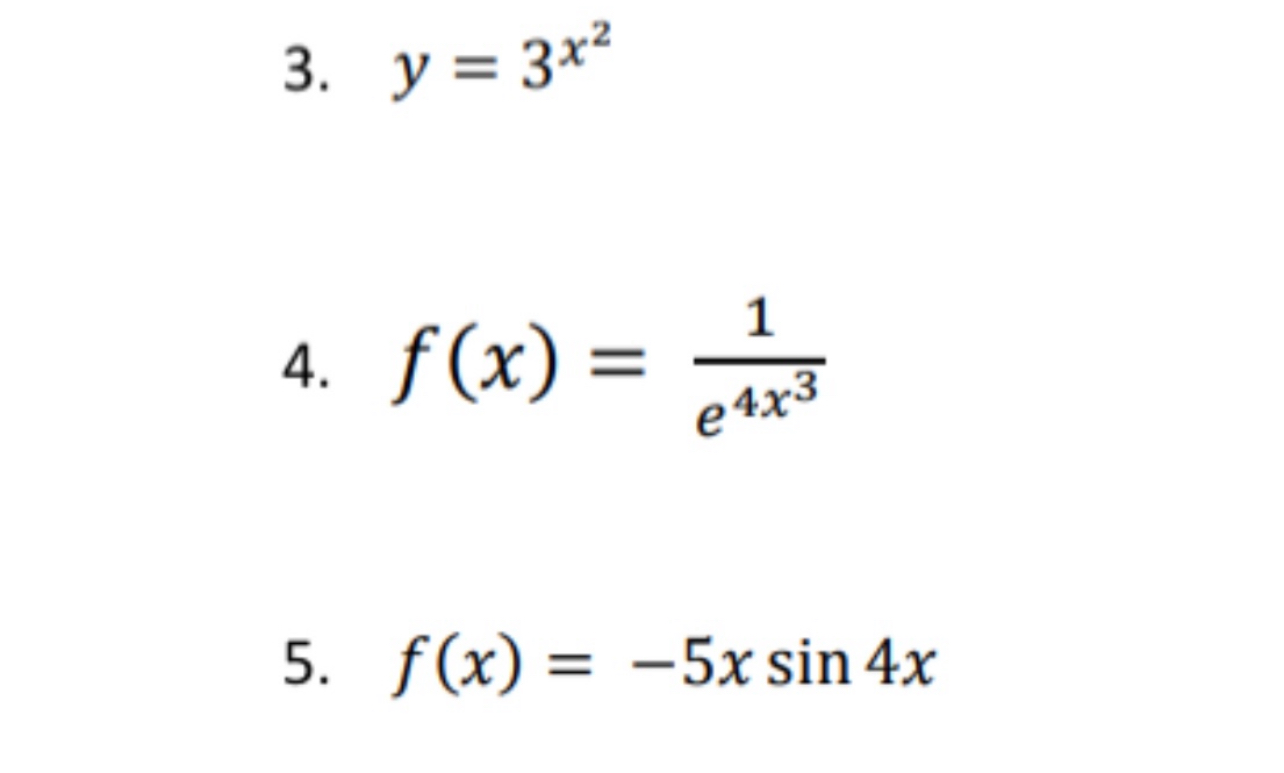 Solved Find the derivative of the following using rules | Chegg.com