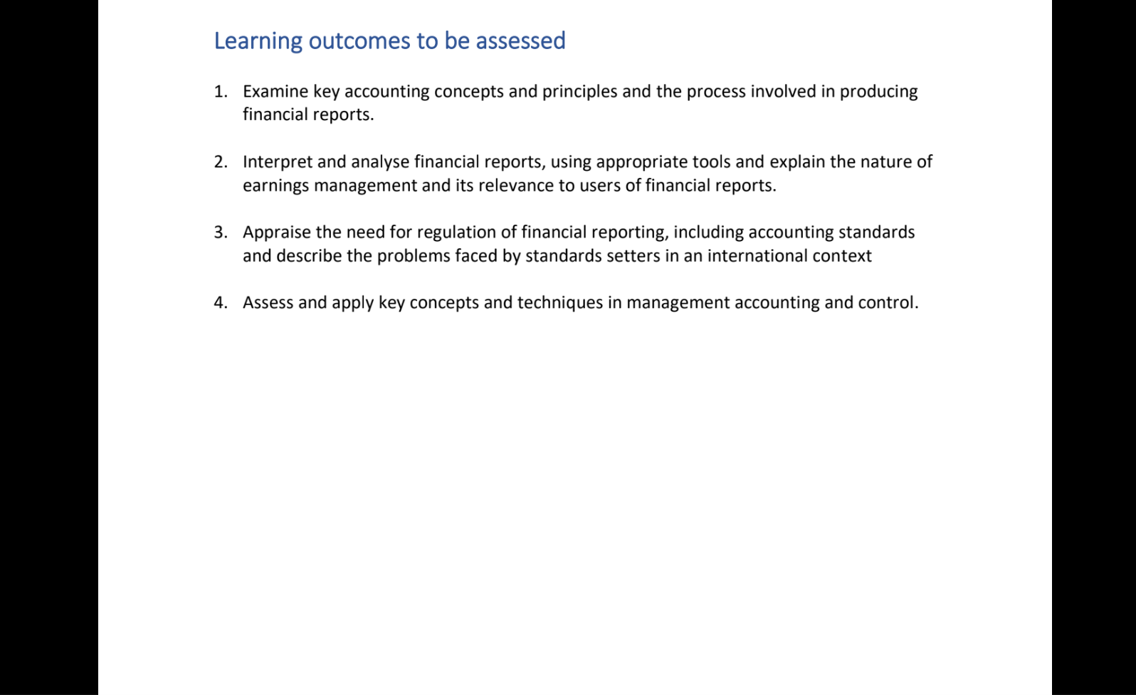 Solved Learning outcomes to be assessed 1. Examine key | Chegg.com