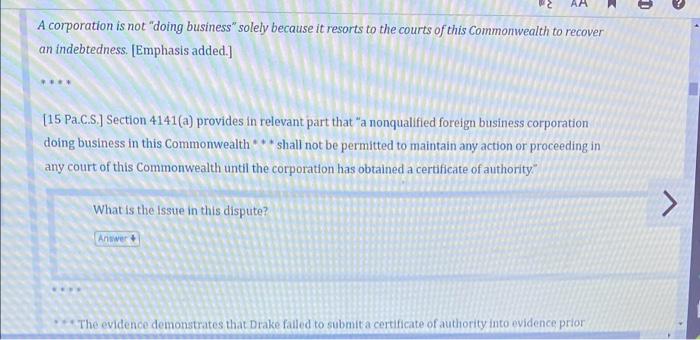 Solved can you help me with facts, issue, rule, analysis and | Chegg.com