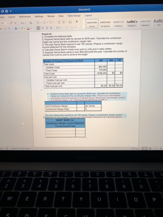 Solved Document2 View Table Design Layout sign Layout | Chegg.com