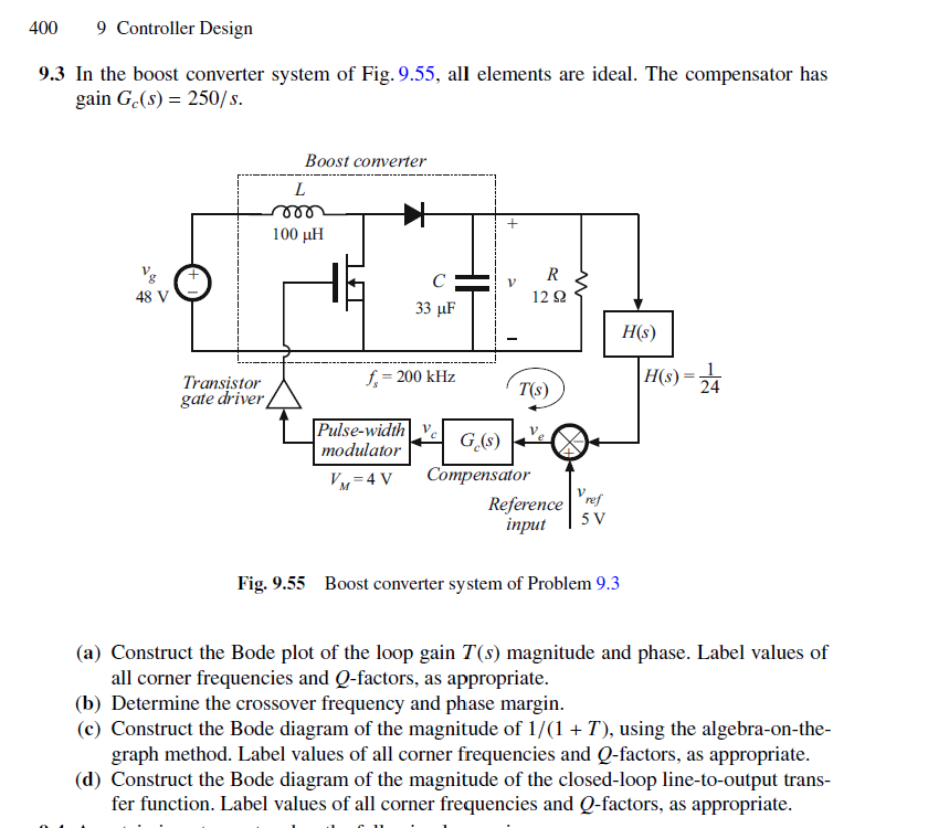 Just part a please9.3 ﻿In the boost converter system | Chegg.com