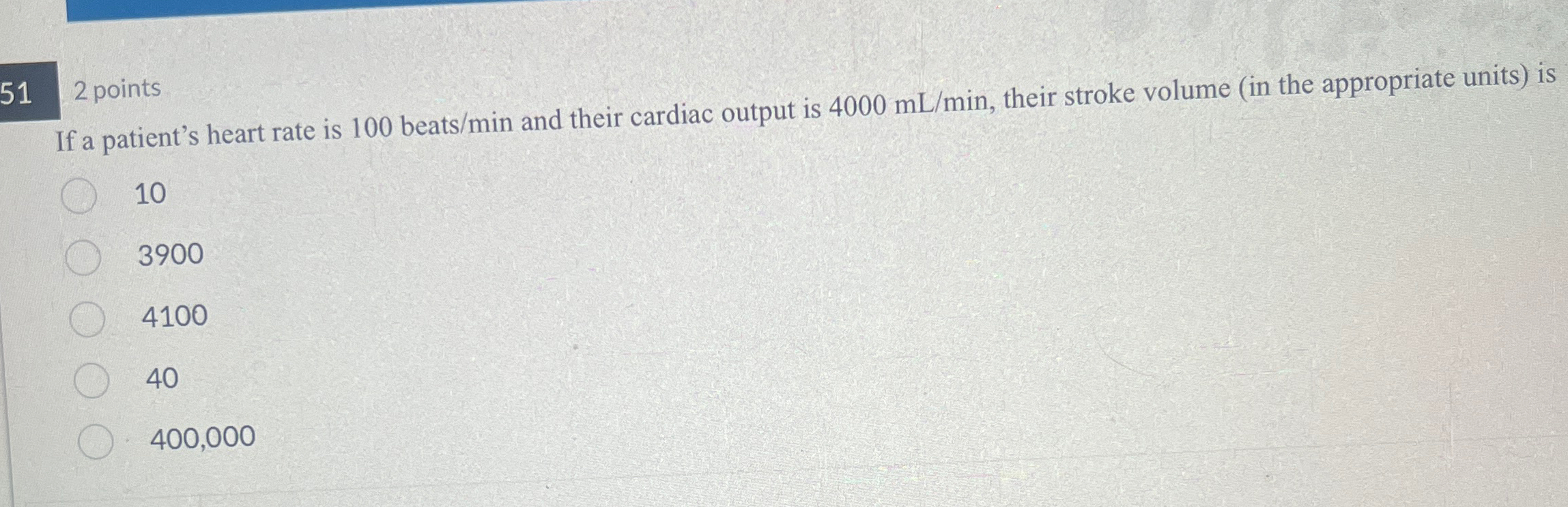 Solved 512 pointsIf a patient's heart rate is 100 | Chegg.com Solved 512 pointsIf a patient's heart rate is 100 | Chegg.com