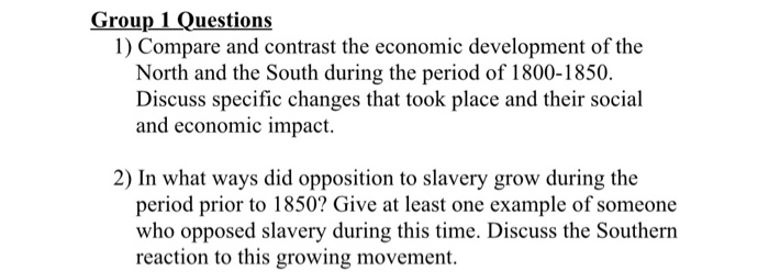 Solved Group 1 Questions 1) Compare and contrast the | Chegg.com