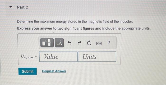 Solved A 2200-pF capacitor is charged to 170 V and then | Chegg.com
