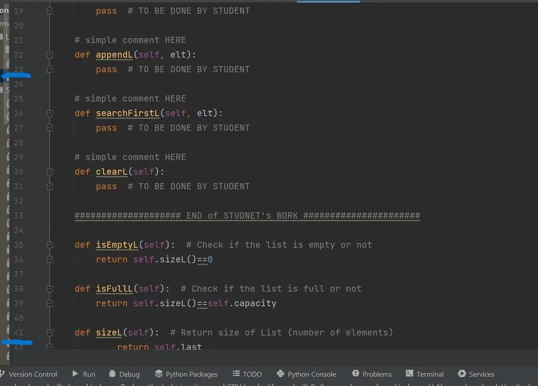 Solved Develop a Fixed-Size Array-List, with the given | Chegg.com