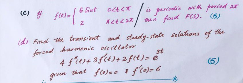 Solved 6 Sint olta i's / 2 act Lan t)- is periodic with | Chegg.com