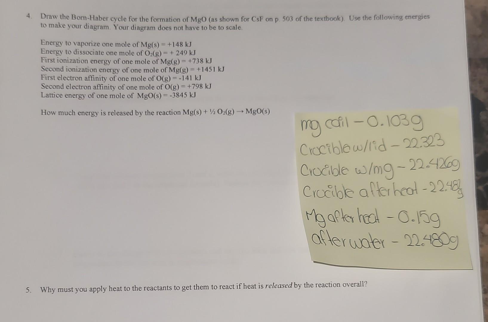 Solved Explain using the ionic charges of the ions why an | Chegg.com