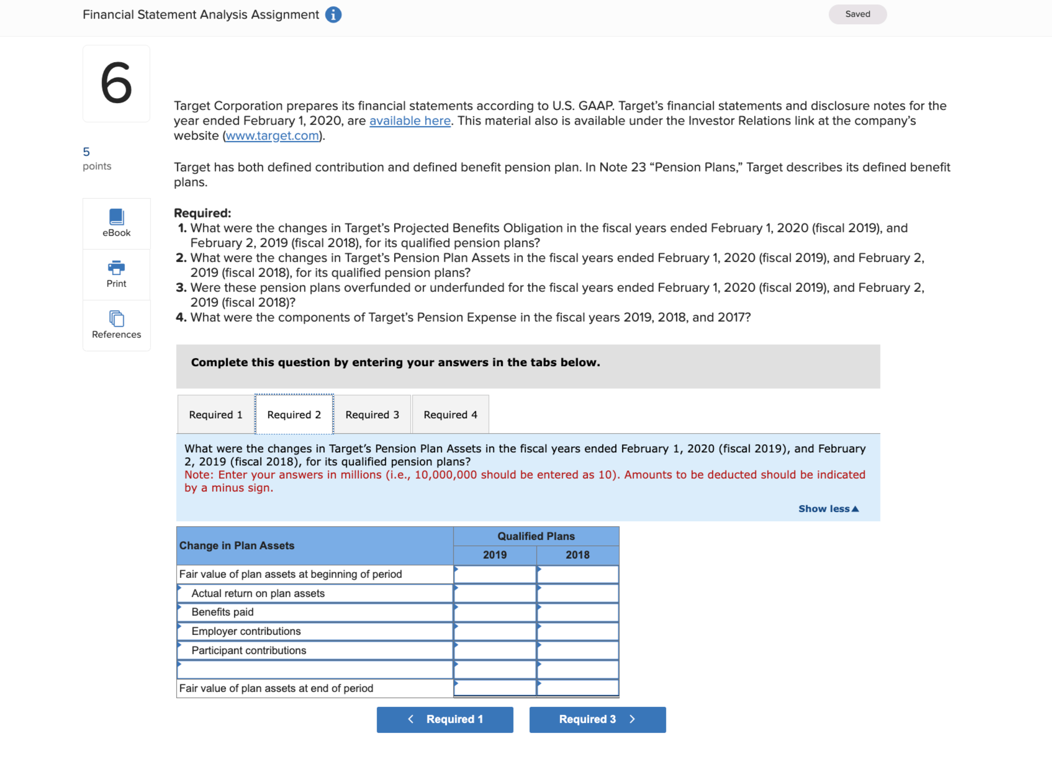 Solved Target Corporation prepares its financial statements | Chegg.com