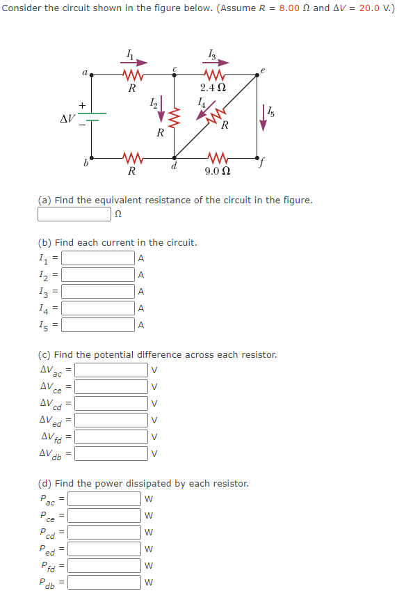 Solved Consider the circuit shown in the figure below. | Chegg.com