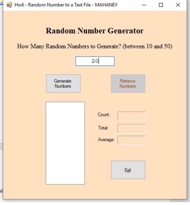 Solved Chapter 5 Random Number File Writer And File Reader 4289