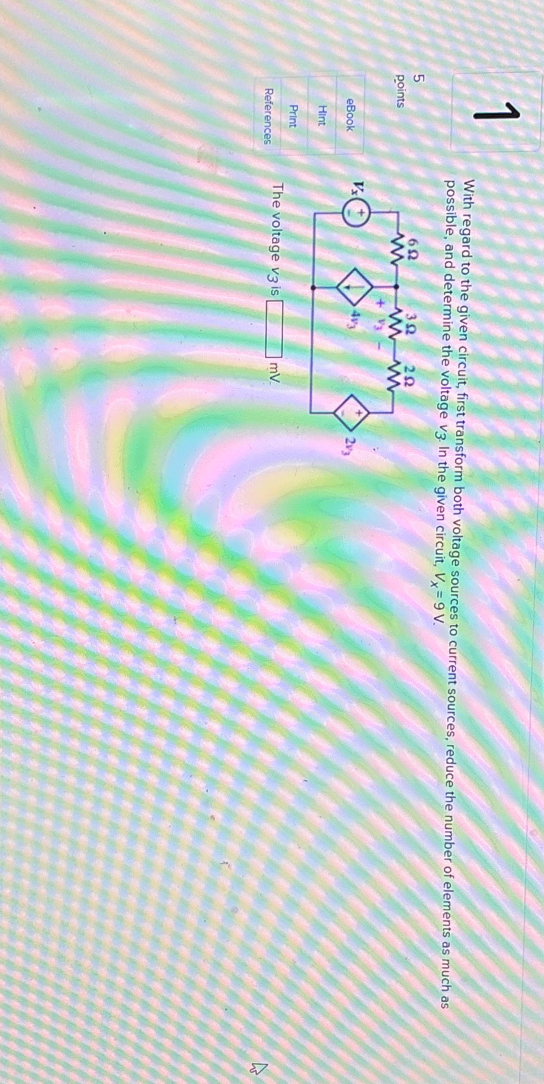 Solved 1With regard to the given circuit, first transform | Chegg.com