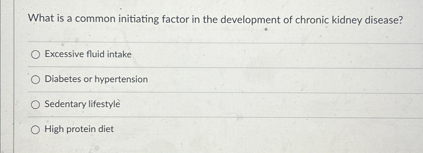 Solved What is a common initiating factor in the development | Chegg.com