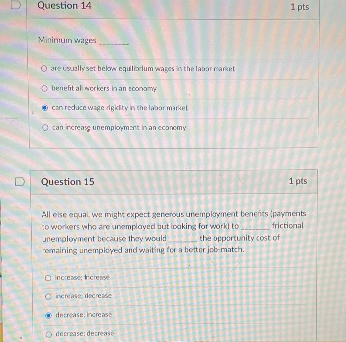 Solved Minimum wages are usually set below equilibrium wages | Chegg.com
