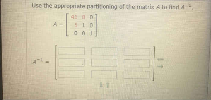 Solved Use the appropriate partitioning of the matrix A to | Chegg.com