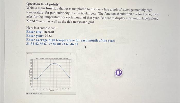 Solved Question 09 ( 4 points) Write a main function that | Chegg.com