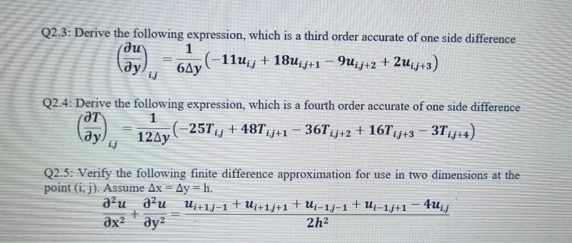 Solved 3: Derive the following expression, which is a third | Chegg.com