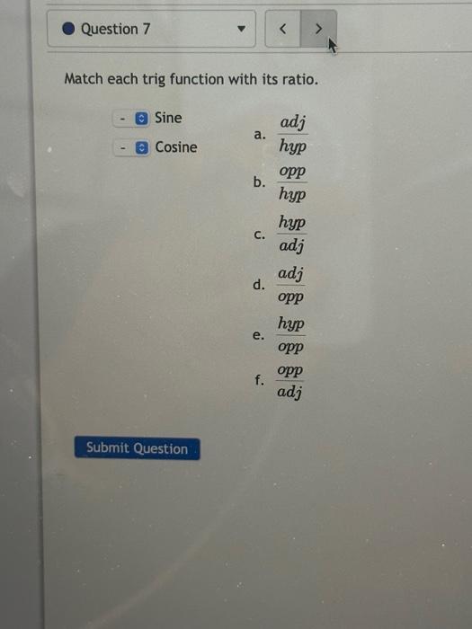 Solved 18. Use a trig ratio (or inverse trig ratio) to find | Chegg.com