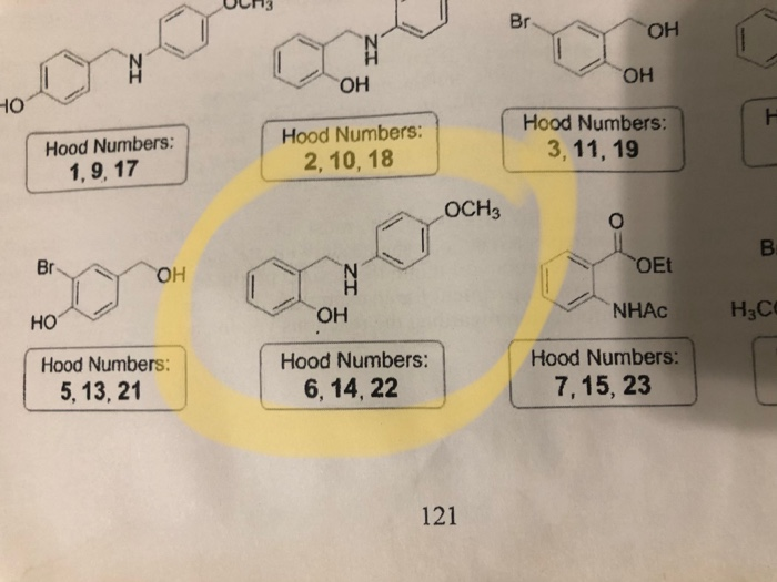 Solved Br ОН 'N 'N ОН ОН НО H Hood Numbers: 1, 9, 17 Hood | Chegg.com