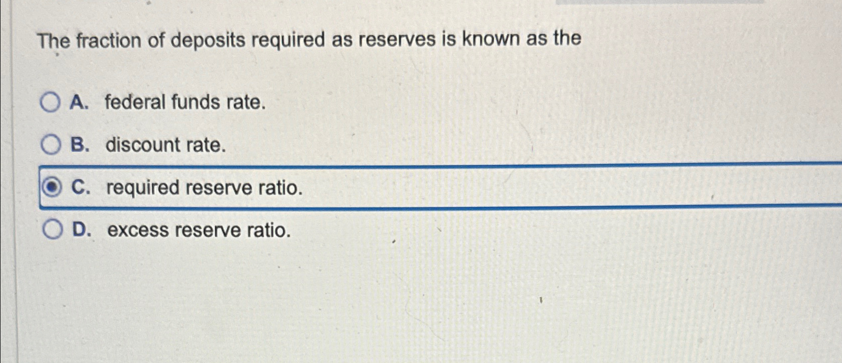 Solved The fraction of deposits required as reserves is | Chegg.com