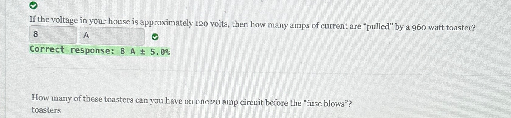 Solved How many of these toasters can you have on one 20 | Chegg.com