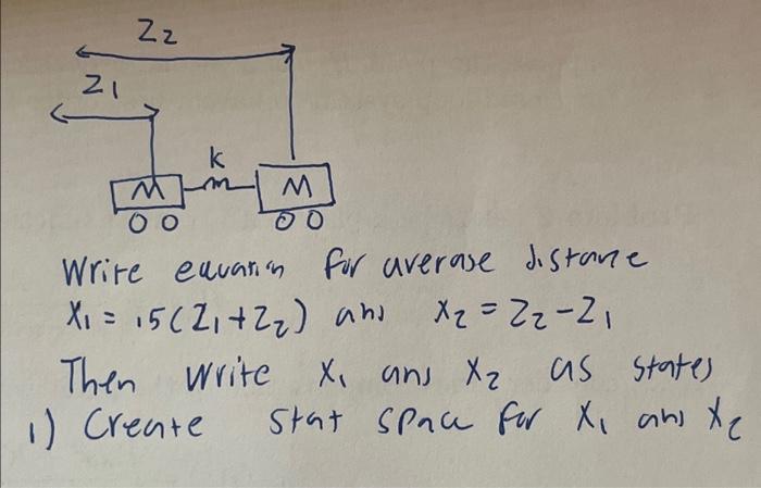 Solved Write equarim for averase distane x1=15(z1+z2) ans | Chegg.com
