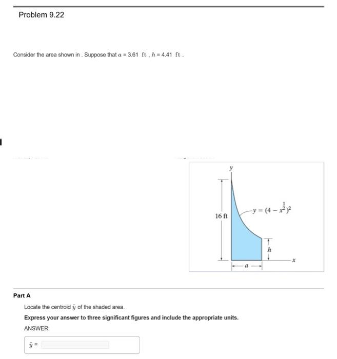 Solved Consider the area shown in. Suppose that | Chegg.com