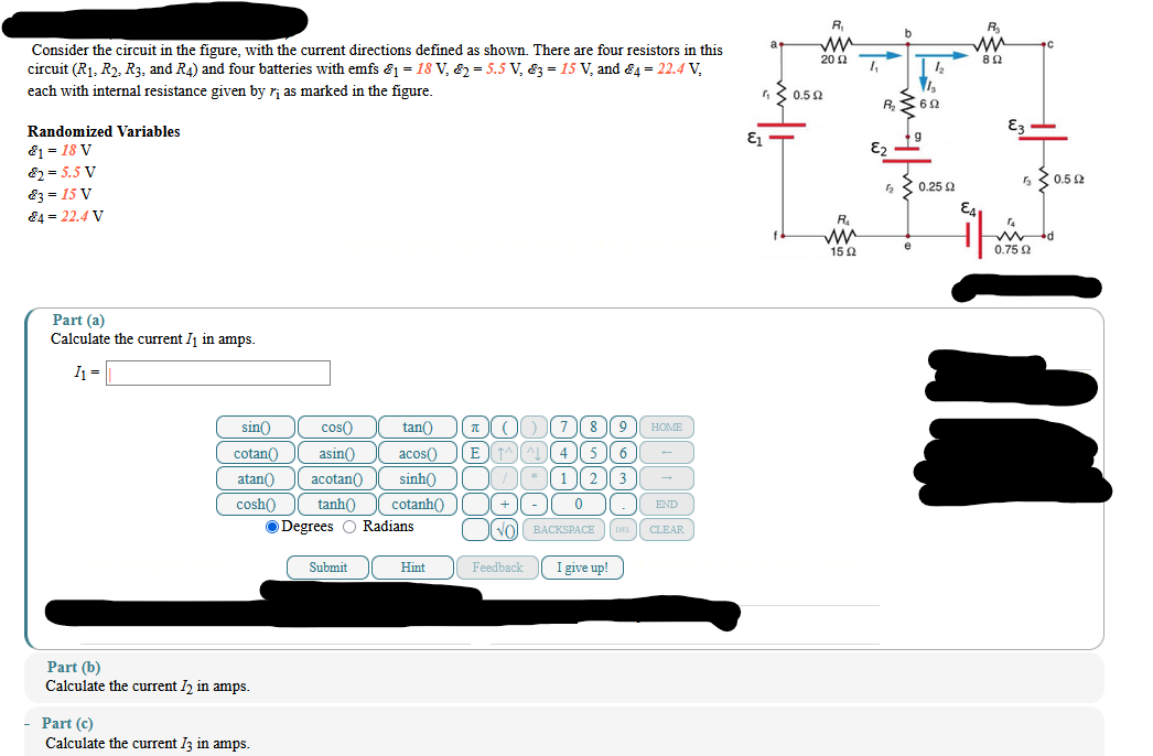 Solved Consider the circuit in the figure, with the current | Chegg.com