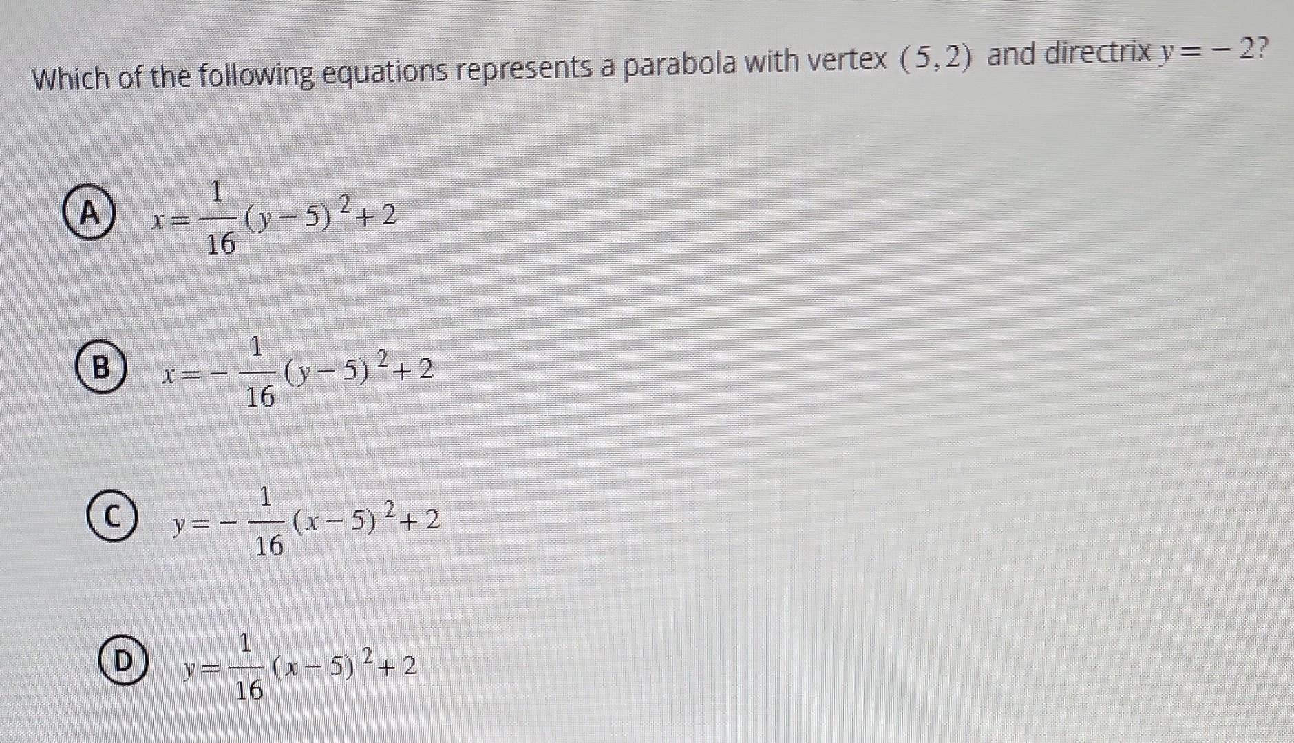 Solved Which of the following equations represents a | Chegg.com