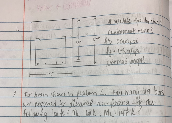 Solved how 1 A calculate the balanced reinforcement ratio ? | Chegg.com