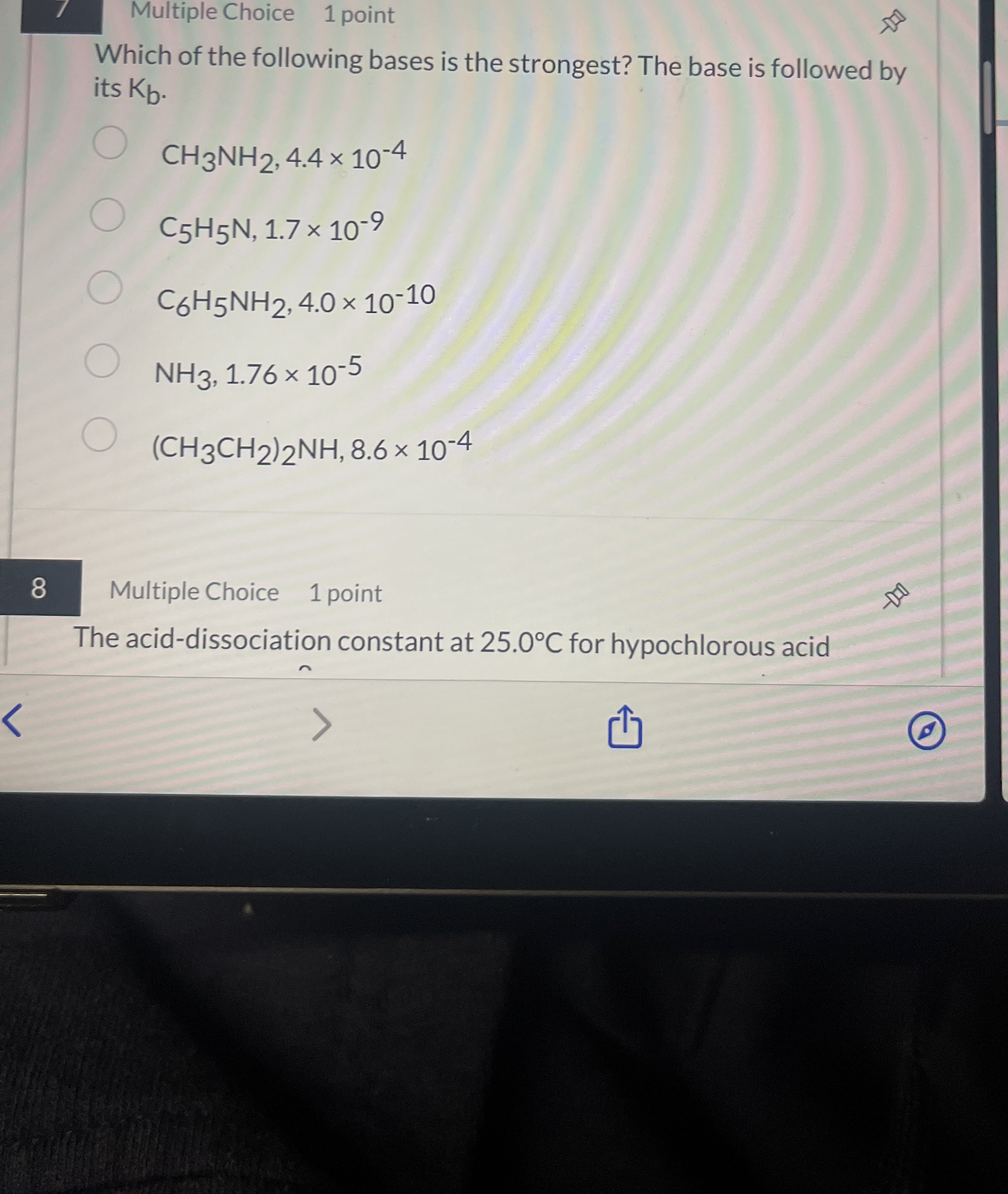 High Quality SOLUTION Multiple Choice1 ﻿pointWhich of the following bases | Chegg.com
