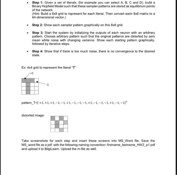 Solved • Step 1: Given a set of literals, (for example you | Chegg.com
