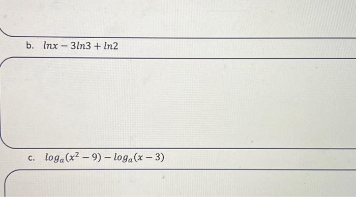 Solved Condense the following expressions involving | Chegg.com