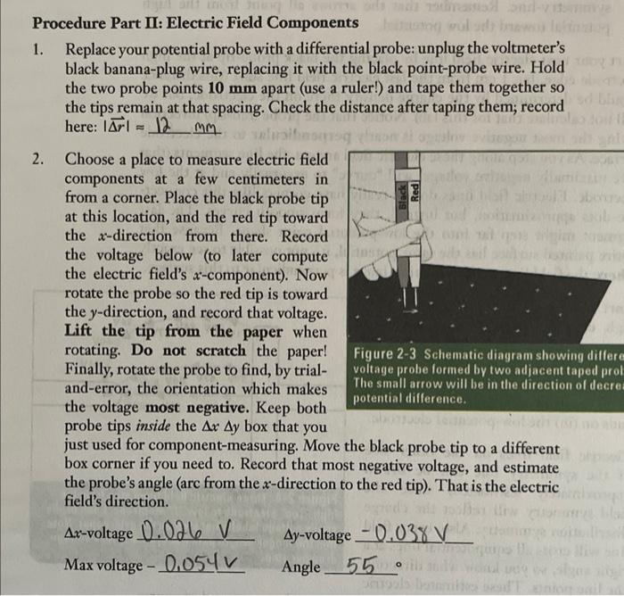 Solved a. Use your Procedure Part II values in Equation 3 to | Chegg.com