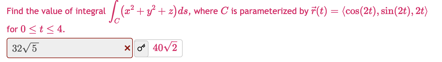 Solved Find the value of integral ∫C﻿(x2+y2+z)ds, ﻿where C | Chegg.com