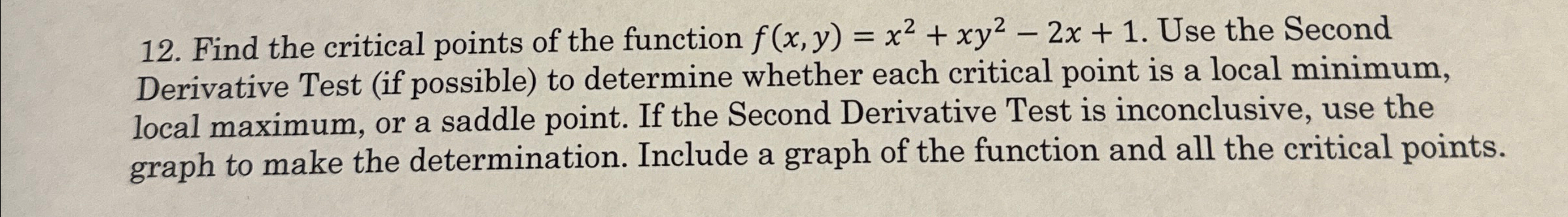 Solved Find the critical points of the function | Chegg.com