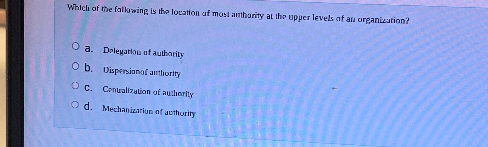 Solved Which of the following is the location of most | Chegg.com