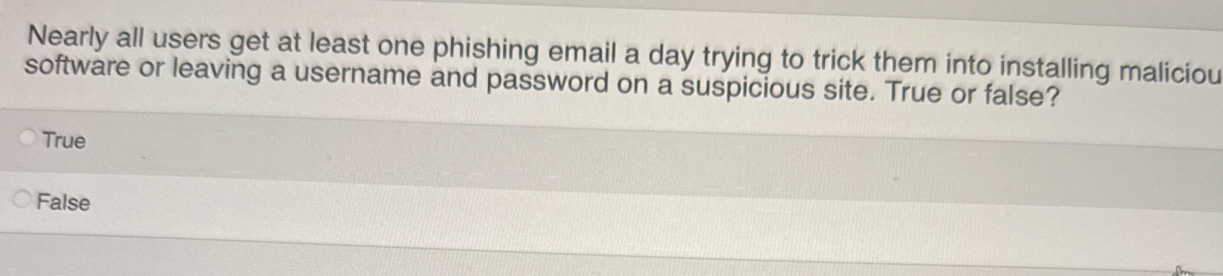 Solved Nearly all users get at least one phishing email a | Chegg.com