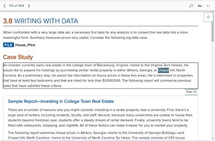 Read the case study at the end of chapter 3, 3.8 | Chegg.com