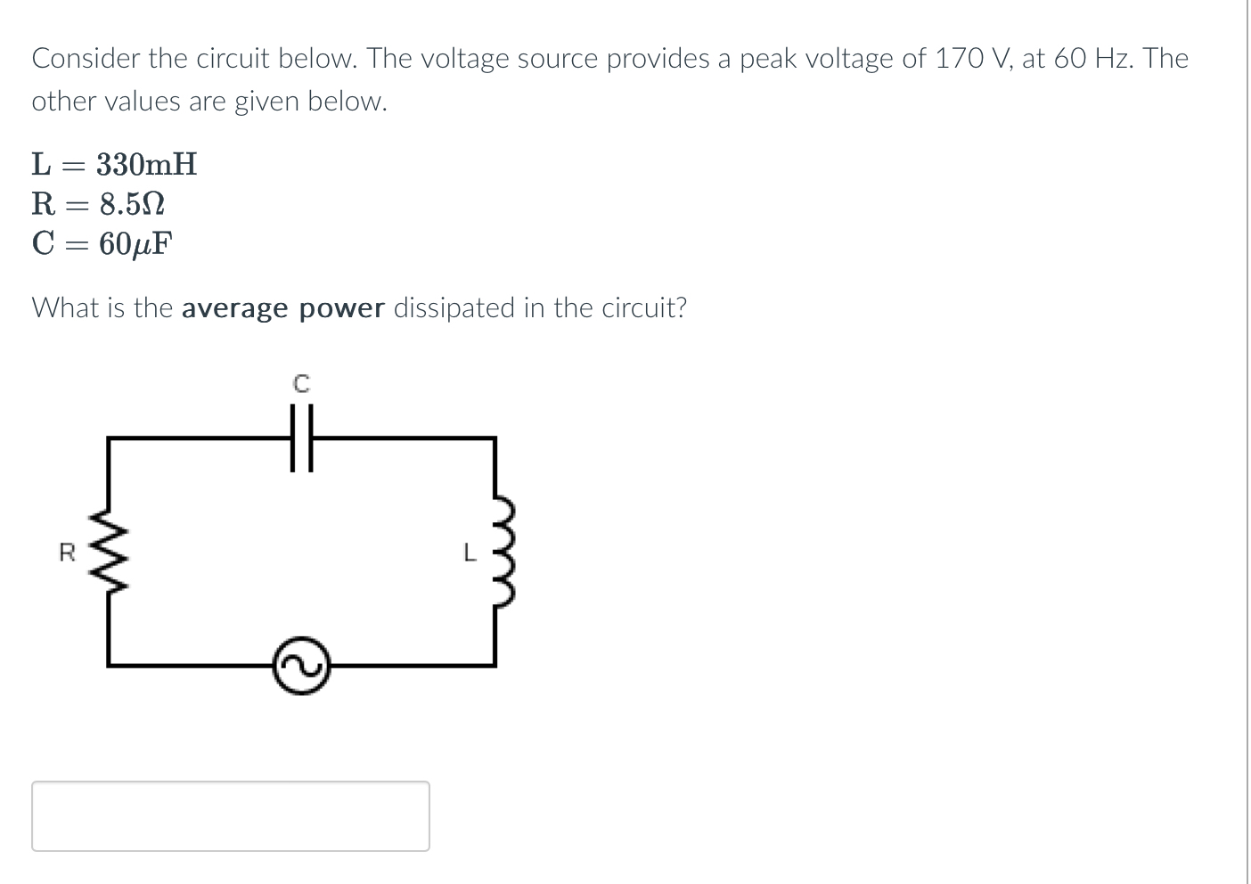 Solved Consider the circuit below. The voltage source | Chegg.com