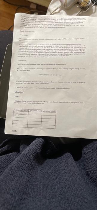 Solved You are going to drop small insoluble solid objects | Chegg.com