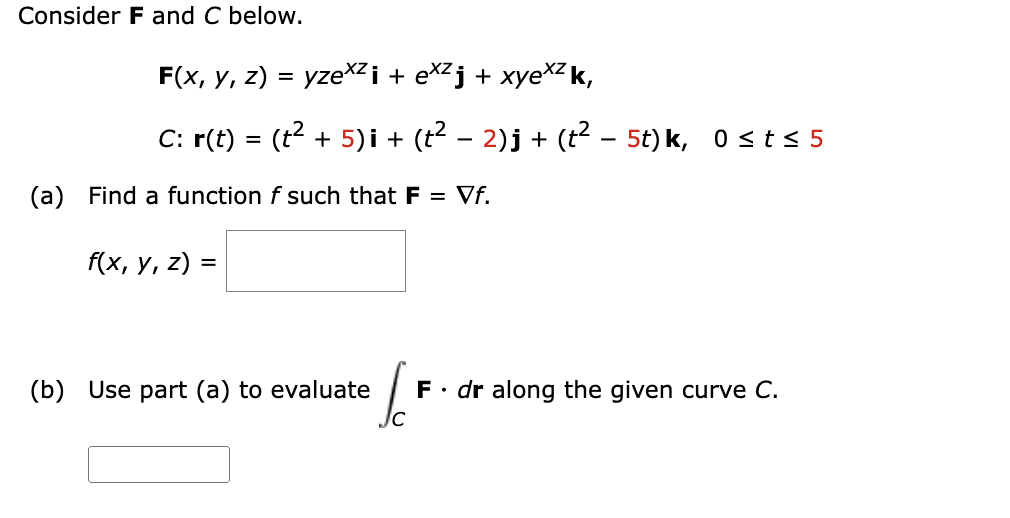 Solved Consider F ﻿and C | Chegg.com