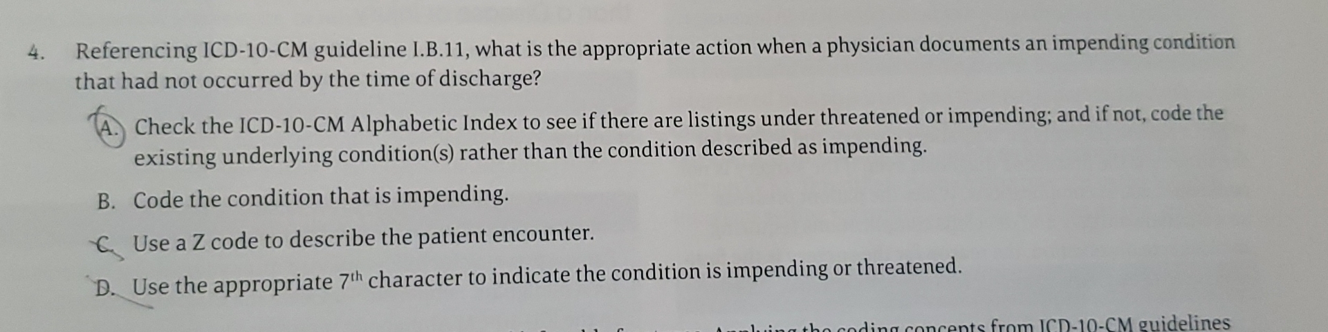Solved Referencing ICD-10-CM guideline I.B.11, ﻿what is the | Chegg.com